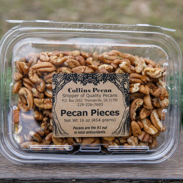 16 oz Elliott Pecan Pieces – Collins Pecan